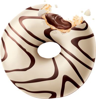 Donuts Blanco: crujiente por fuera, tierno, cremoso y suave por dentro ...